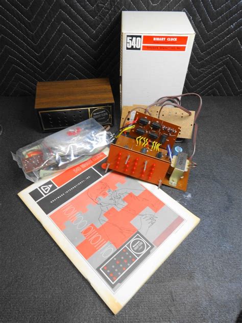 Vintage 1980s Graymark Binary Clock Led 540 Kit Ineedths