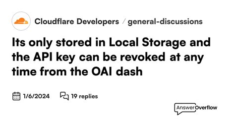 it s only stored in local storage and the api key can be revoked at