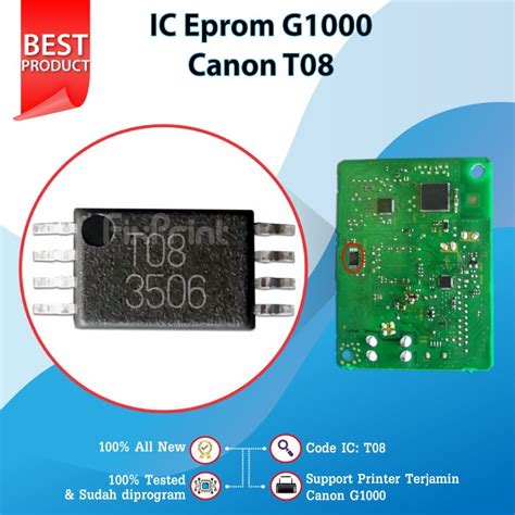 Jual Main Ic Eprom Canon G1000 T16 Resetter Counter Mainboard Printer
