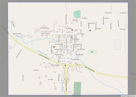 Map Of Fossil City Thong Thai Real