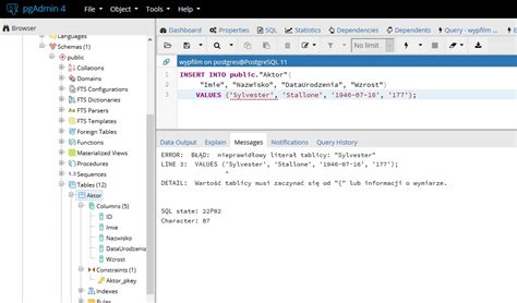 Sql How To Add Records In Postgesql By Pgadmin4 Stack Overflow