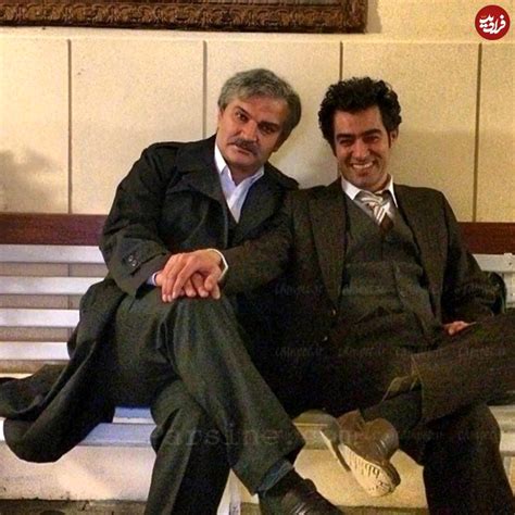 عکس شهاب حسینی و مهدی سلطانی در پشت صحنه سریال شهرزاد؛ سال 1395