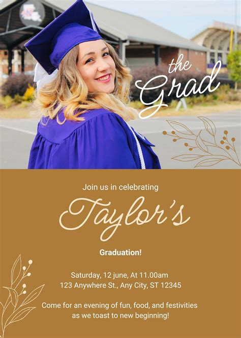 Creative Graduation Invitation Design