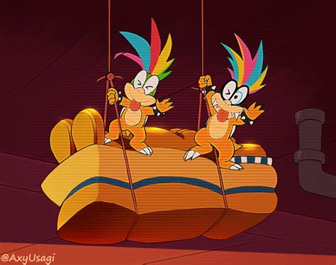 Lemmy And Iggy Koopa Wave Animated By Axyusagi On Deviantart