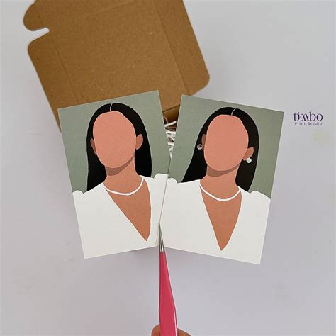 کارت اکسسوری و زیورالات طرح دختر