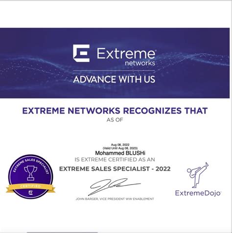 Mohammed Ismail Blushi On Linkedin Extremenetworks Extreme Extremedojo