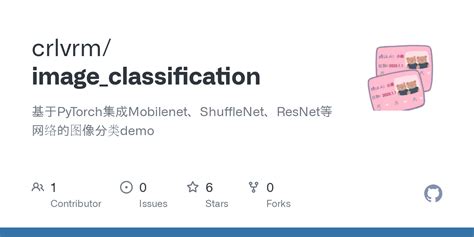 github crlvrm image classification 基于pytorch集成mobilenet、shufflenet