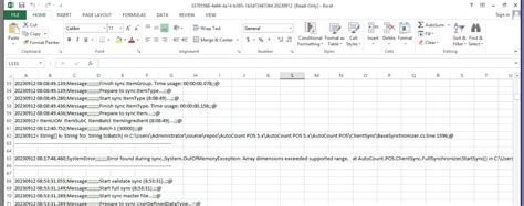 Pos35fnb Sync Error Array Dimensions Exceeded Supported Range