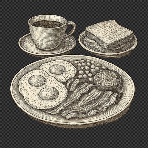 Png Vintage Breakfast Illustration Art Free Png Rawpixel