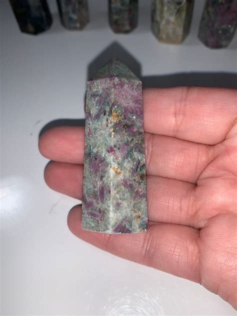 Ruby Kyanite Towers Etsy