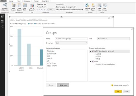 Power BI Groups Excel Kitchenette
