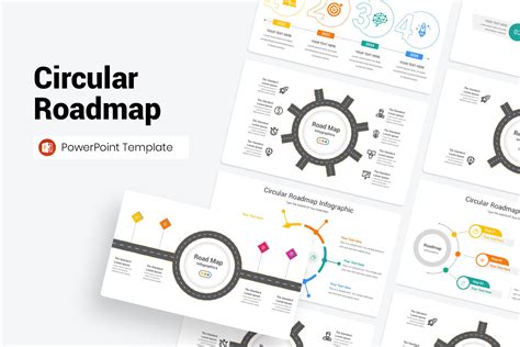Circular Roadmap PowerPoint Template Nulivo Market