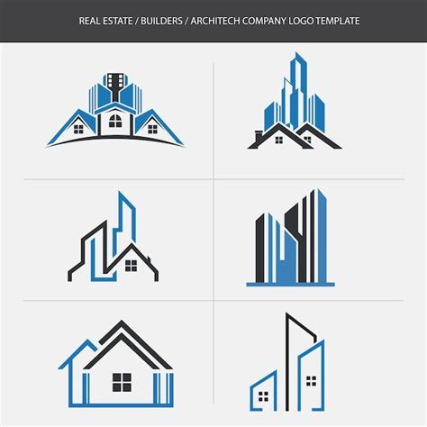 Premium Vector Real Estate Builders Company Logo Template