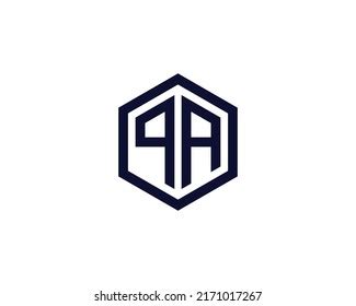 Qa Logo Design Vector Template Stock Vector Royalty Free Shutterstock