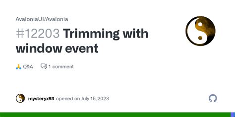 trimming with window event · avaloniaui avalonia · discussion 12203
