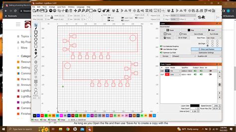 Editing Of Existing Files In Lightburn Lightburn Software Questions