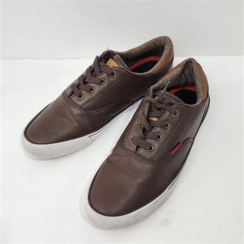Levis Mens Ethan Perf Stacked Classic Shoes Size 9 Gem
