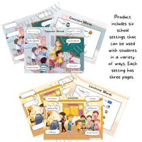 What Can I Say At School Autism Scripts And Visual Conversation Starters