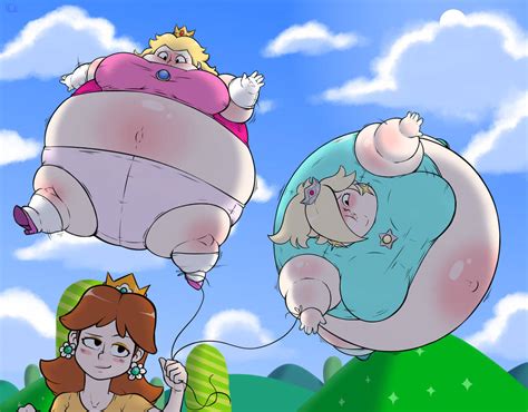 Rule 34 Inflation Princess Daisy Princess Peach Princess Rosalina