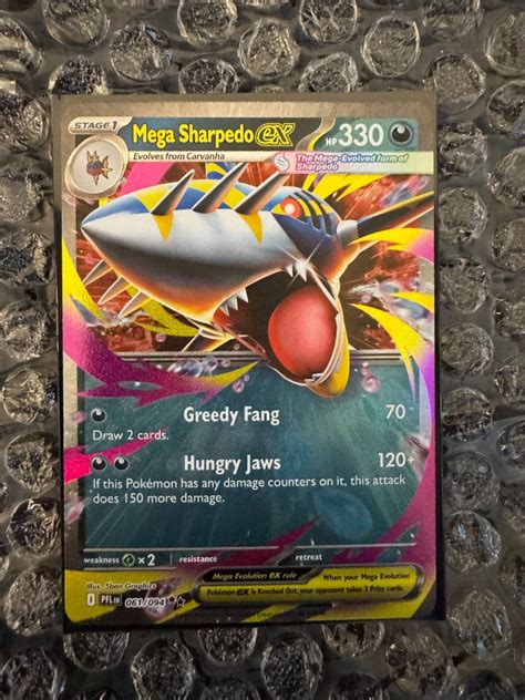 Pokémon Tcg Mega Sharpedo Ex Phantasmal Flames Aukro