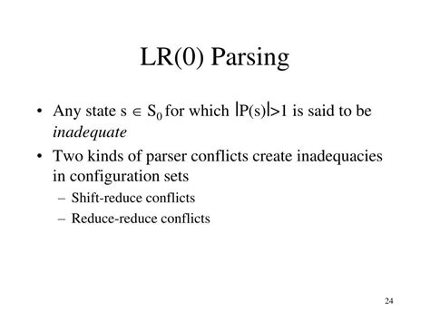 Ppt Chapter 6 Lr Parsing Techniques Powerpoint Presentation Free Ppt Chapter 6 Lr Parsing Techniques Powerpoint Presentation Free