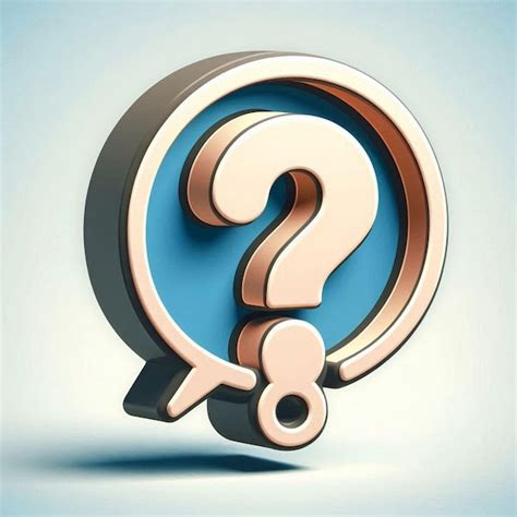 speech bubble with question mark faq support help concept 3d vector