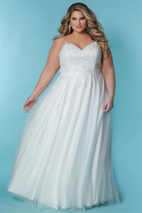 Ivory Sydneys Closet Sc5283 Long Bridal Glitter Wedding Dress For 747