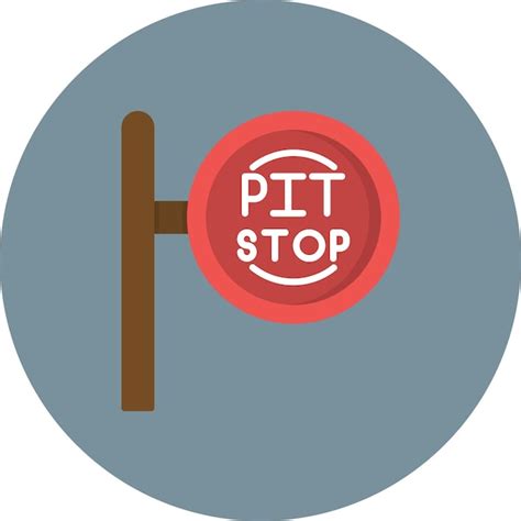 Premium Vector Pit Stop Flat Illustration
