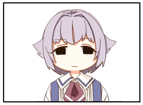 Safebooru 1girl Black Border Black Eyes Border Center Frills Closed