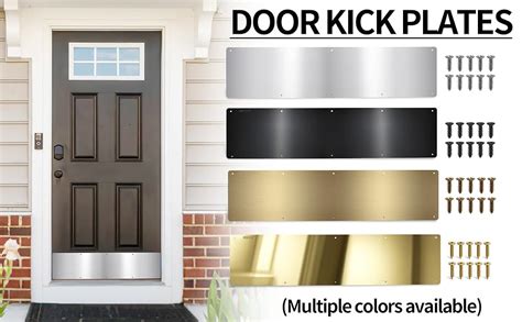 Door Kick Plate Metal Kickplate For Bottom Of Door 6x28 Inch Aluminum