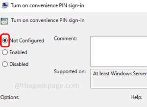 Cannot Remove Windows Hello PIN Remove Button Greyed Out Fixed