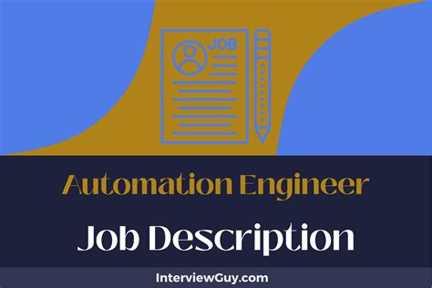 automation engineer job description [updated for 2025]