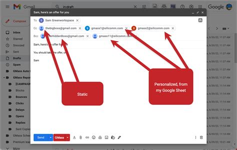 How To Mail Merge CC And BCC In Gmail With Google Sheets