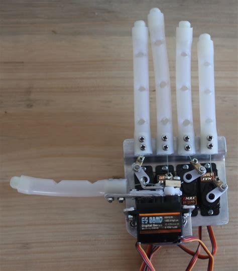 6 Dof Robot Hand Finished Let S Make Robots Robotshop Community