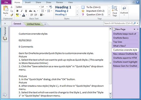 Import Text Files To OneNote Office OneNote Gem Add Ins