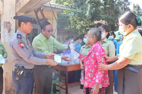 ကျိုက်ထိုမြို့နယ်တွင် အငြိမ်းစားနိုင်ငံ့ဝန်ထမ်းများအား ကျန်းမာရေးစောင့်ရှောက်မှုပေးခြင်းနှင့