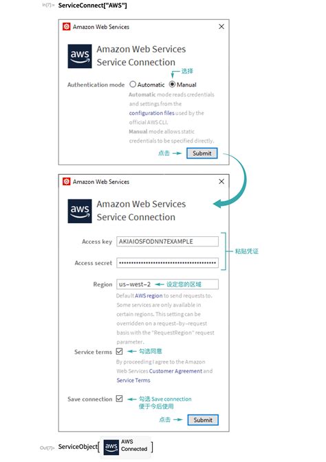 使用 Amazon Web Services 进行身份验证—wolfram Documentation