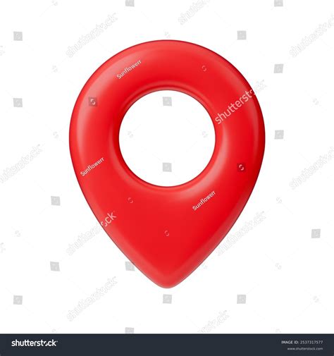 Realistic 3d Map Pointer Red Navigation Stock Vector Royalty Free 2537317577 Shutterstock