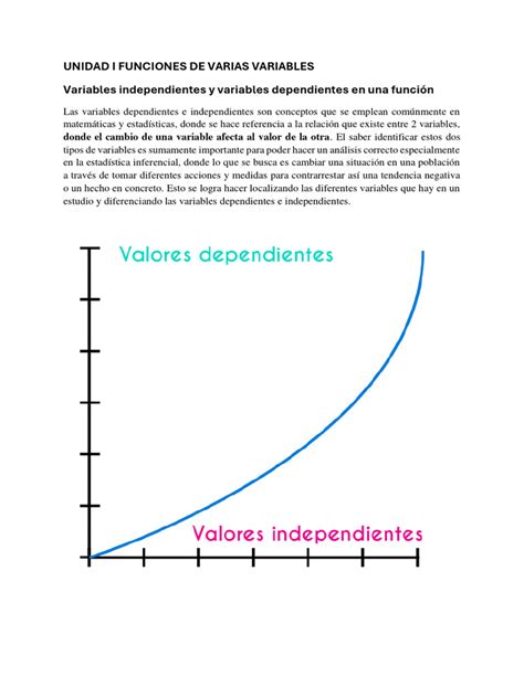 Variables Independientes Y Dependientes Descargar Gratis Pdf