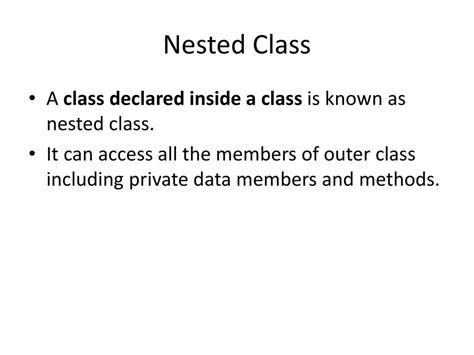 Nested Classes Reflection Proxies Ppt Download