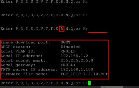 Formatting And Loading Fortigate Firmware Image Using Tftp Andys Tech And Security Blog