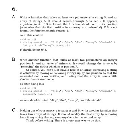 solved write a function that takes at least two parameters