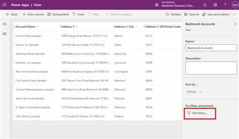 power automate list rows in a dataverse view