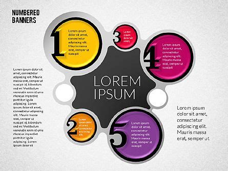 Round Text Boxes With Numbers Presentation Topics Presentation Templates Powerpoint Charts