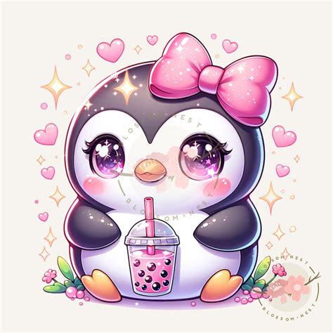Kawaii Pink Cat Bubble Tea Png Cute Pink Cat Sublimation Design Pink