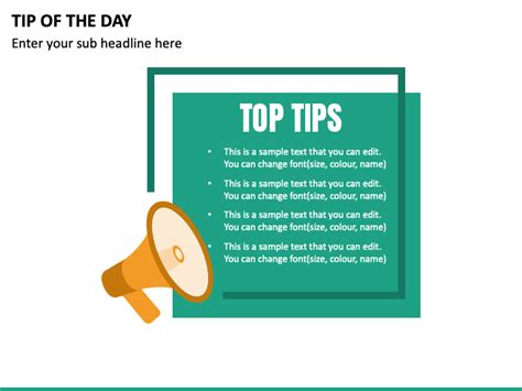 Tip Of The Day PowerPoint And Google Slides Template PPT Slides