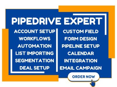 Pipedrive Crm Automation List Importation Customization API Integration Upwork