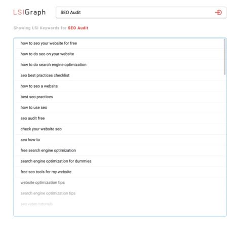 Lsi Keywords Dits Md