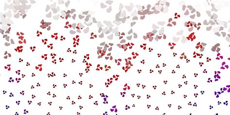 Light Red Vector Background With Random Forms 1866809 Vector Art At Vecteezy